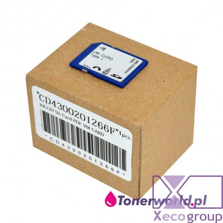 SD Card PDF VM CARD RMX for use in Ricoh OEM compatible code: CD4300201266F
